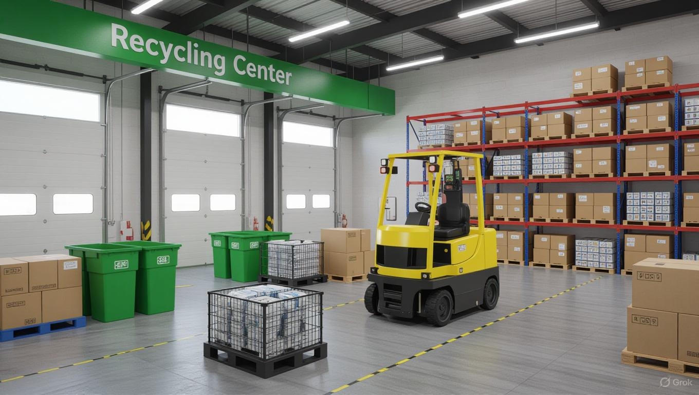 Recycling Center Simulator Warehouse Robot: The Future - Robotic ...